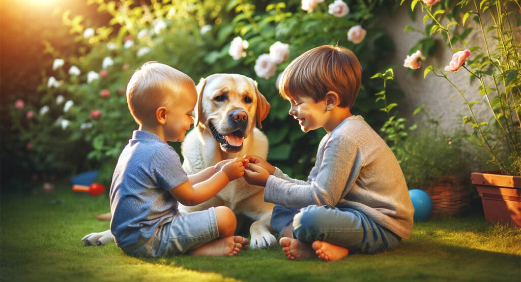 Kinder in die Hundepflege einbeziehen: Tipps für Labrador-Besitzer